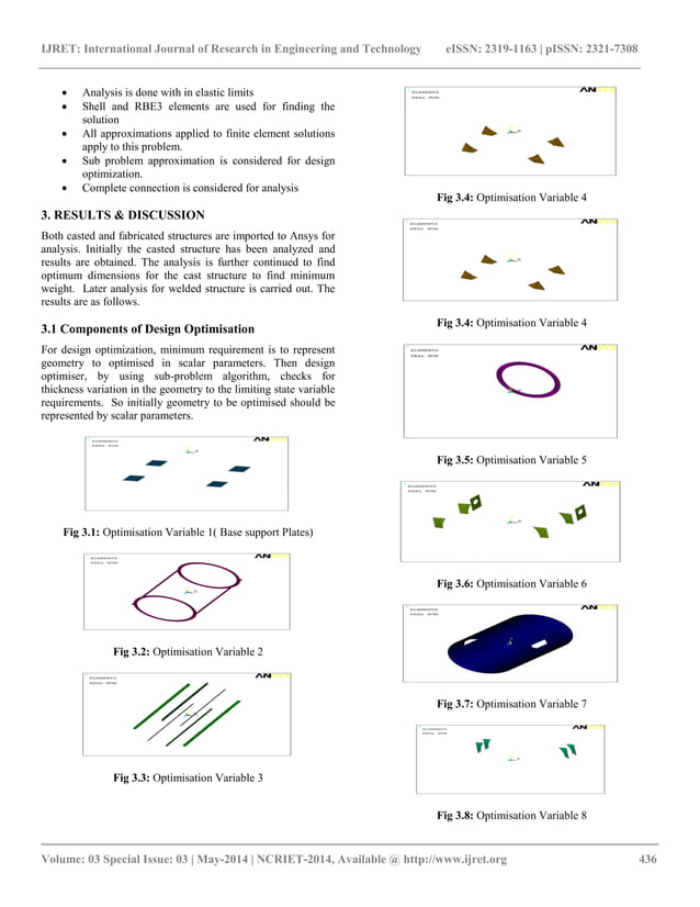 Finite element optimization of stator by casted and welded structures | PDF