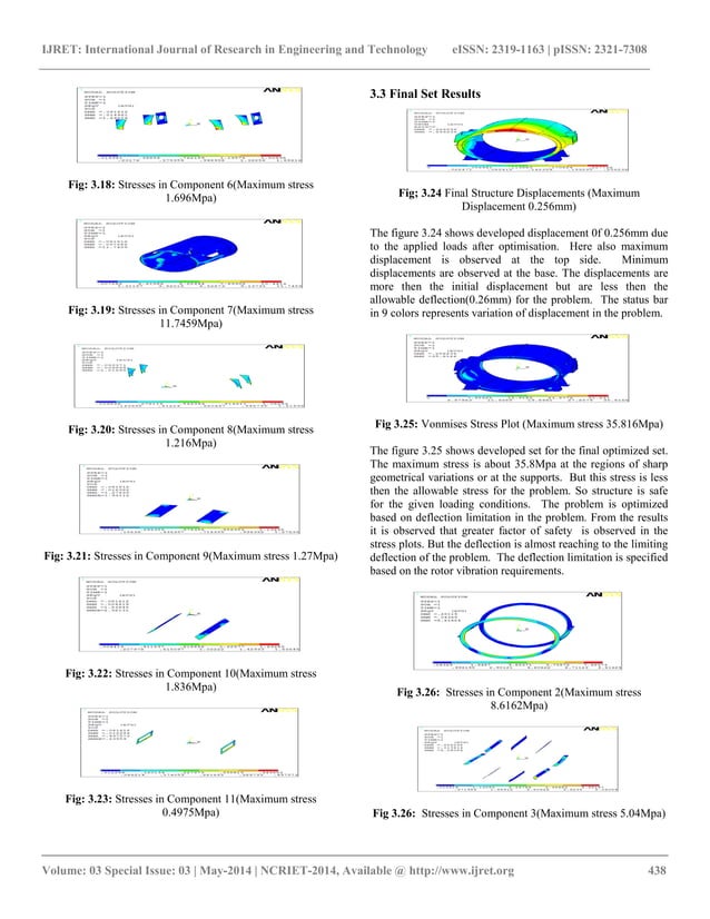 Finite element optimization of stator by casted and welded structures | PDF