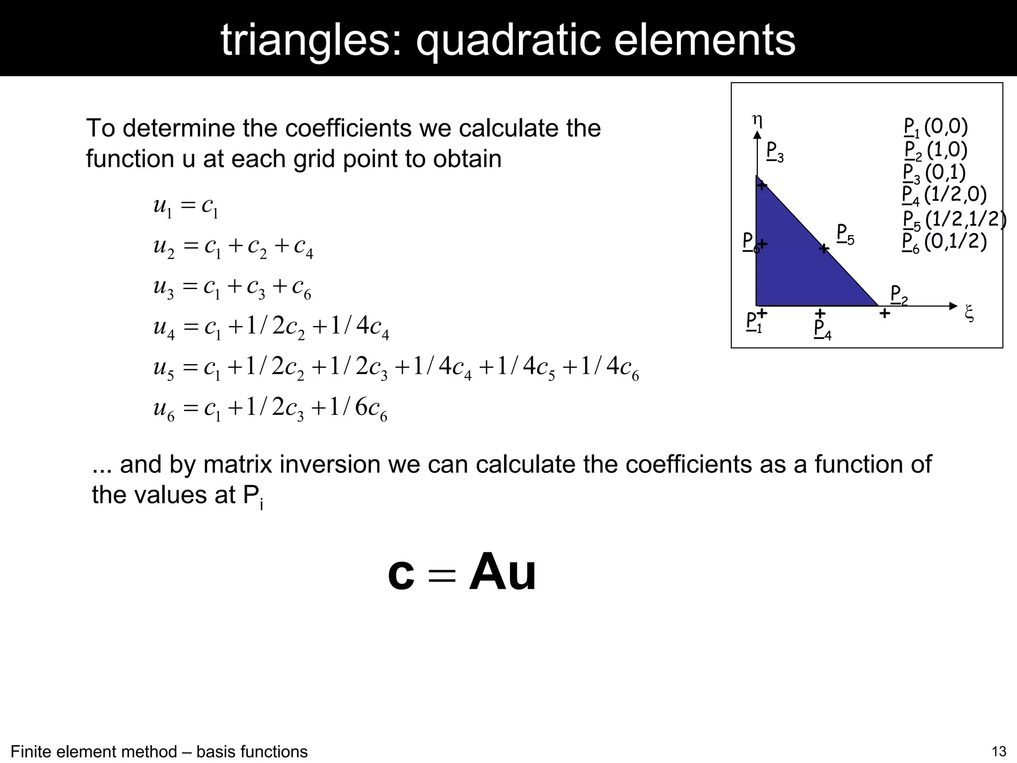 Finite Elements Basis Functions Pdf Physics Science
