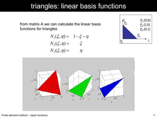 Finite elements : basis functions | PDF