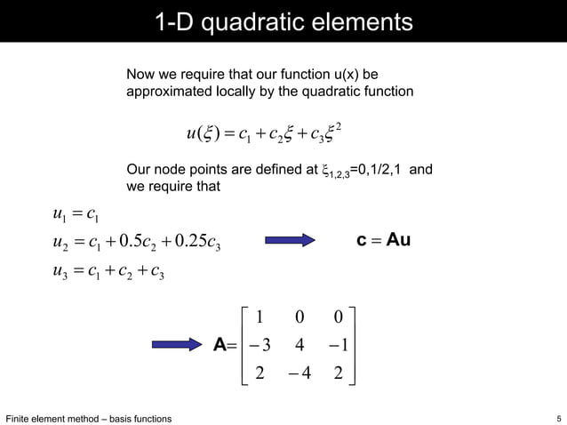 Finite elements : basis functions | PDF | Physics | Science