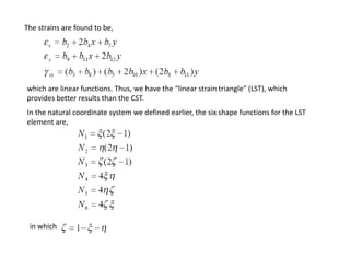 Finite elements for 2‐d problems | PDF