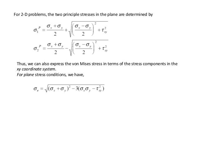 Finite elements for 2‐d problems Finite elements for 2‐d problems