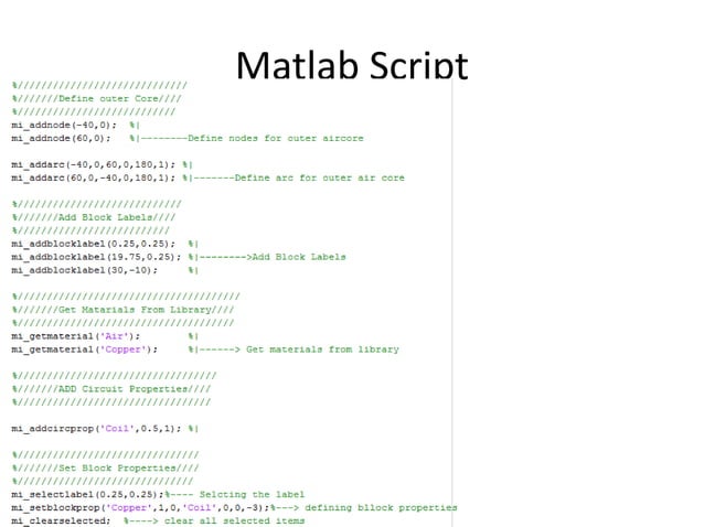 Finite Element Method Magnetics (FEMM) simulation | PPT | Free Download
