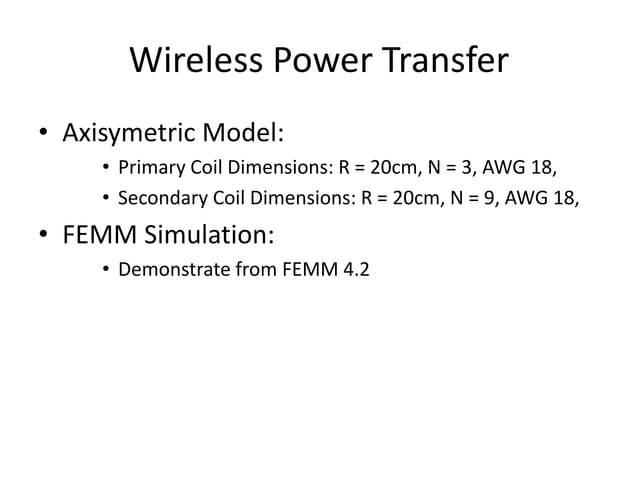 Finite Element Method Magnetics (FEMM) simulation Finite Element Method Magnetics (FEMM) simulation