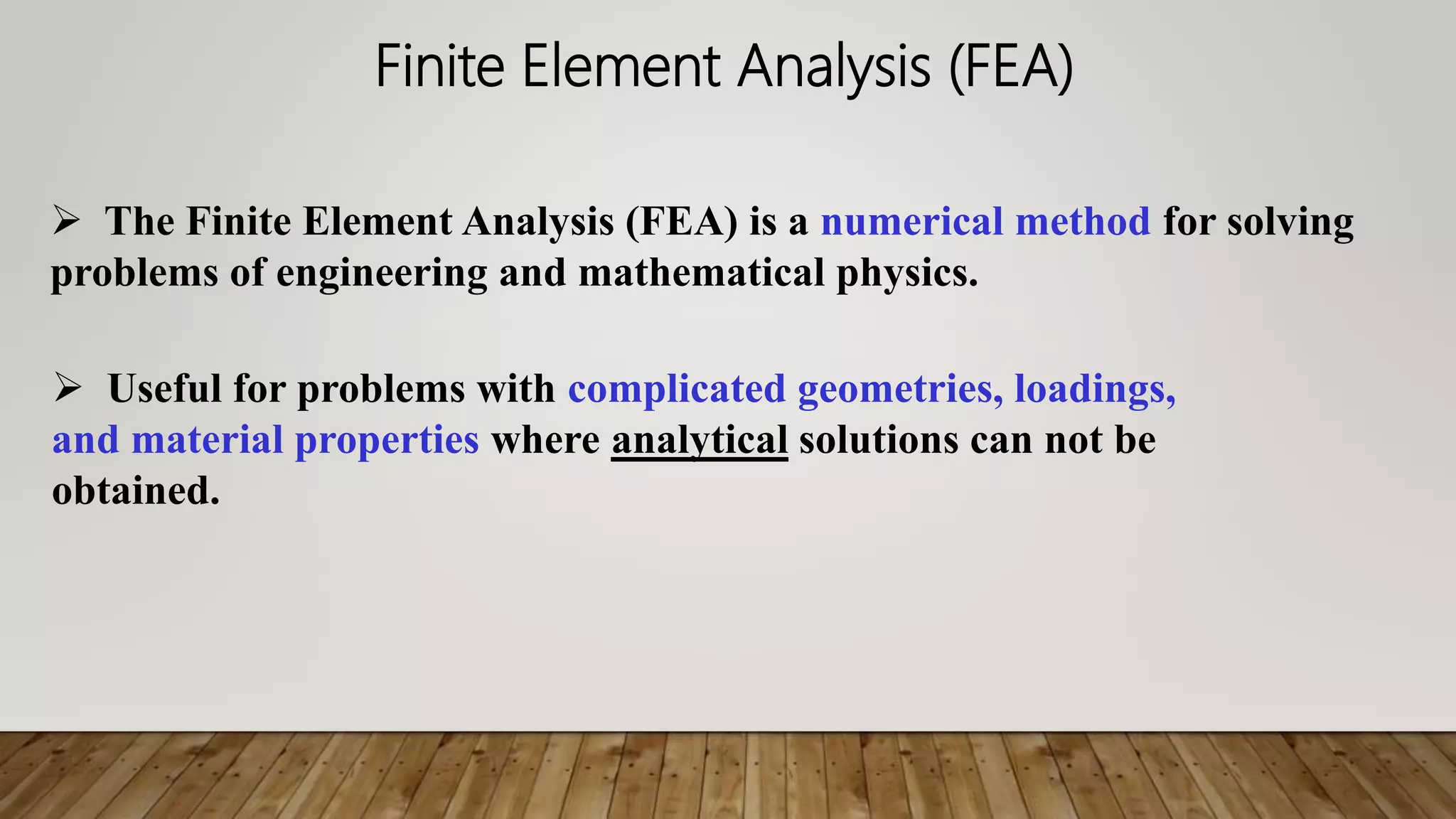 Finite Element Stress Analysis Of Artificial Femur Head On Hip Joint Pptx