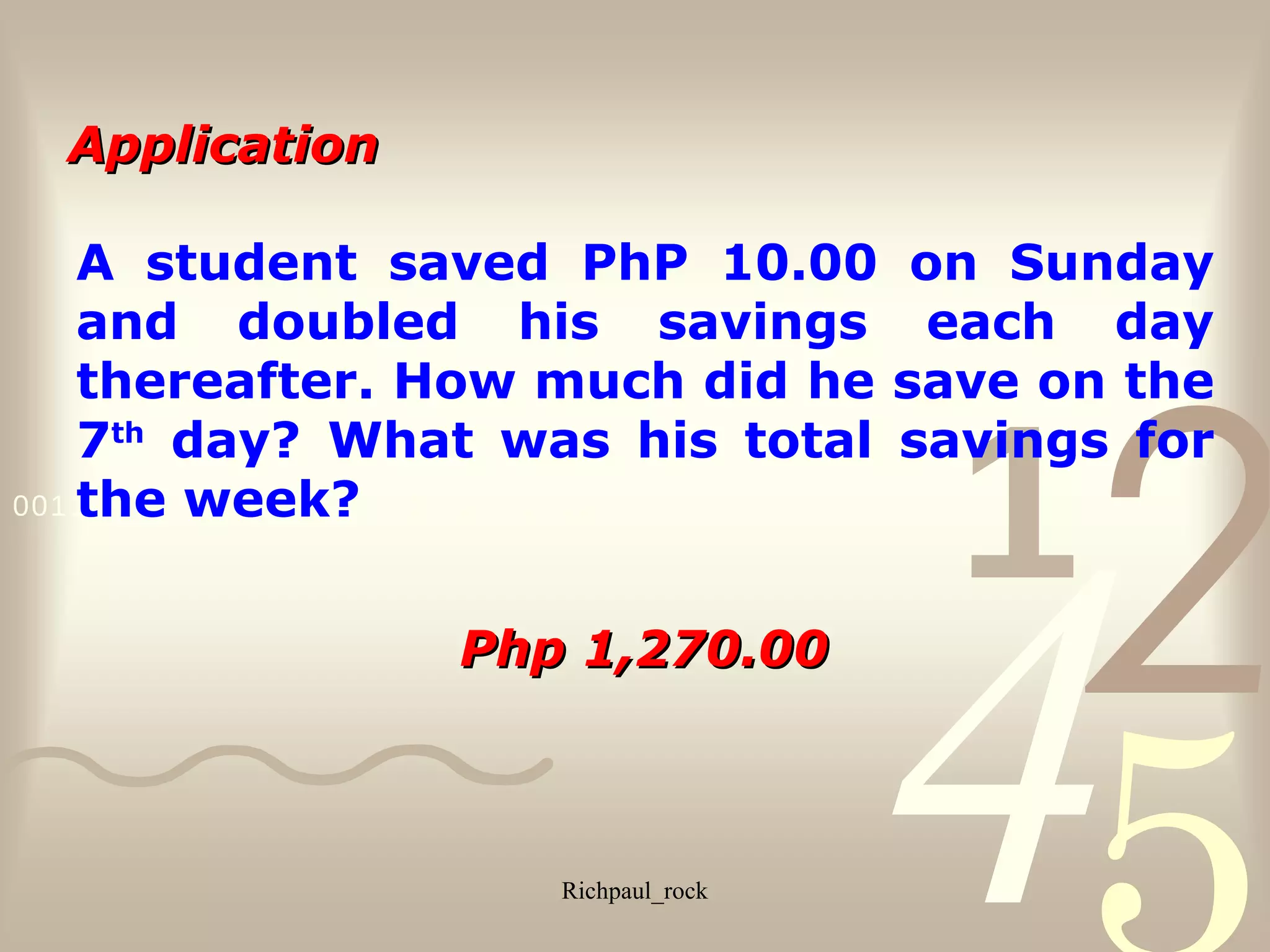 Finite geometric series | PPT