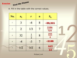 Finite geometric series | PPT