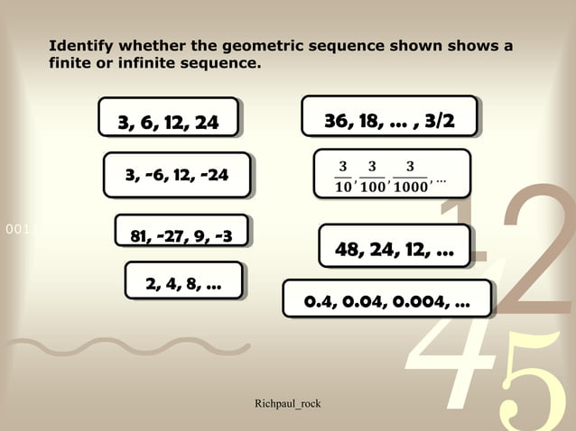 Finite geometric series | PPT