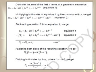 Finite geometric series | PPT