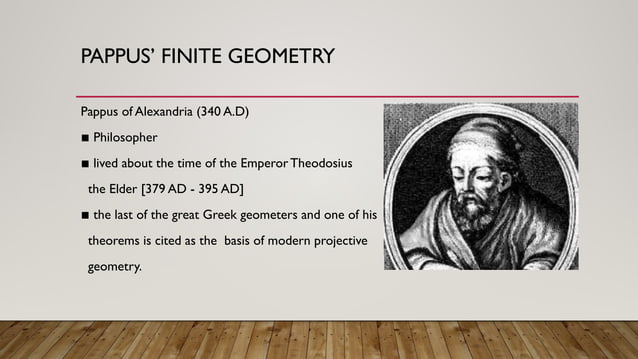 youngs, pappus, desargue Finite geometry.pptx