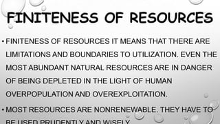 Finiteness of resources | PPTX