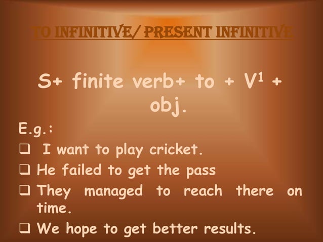 Finite & nofinite verbs | PPTX