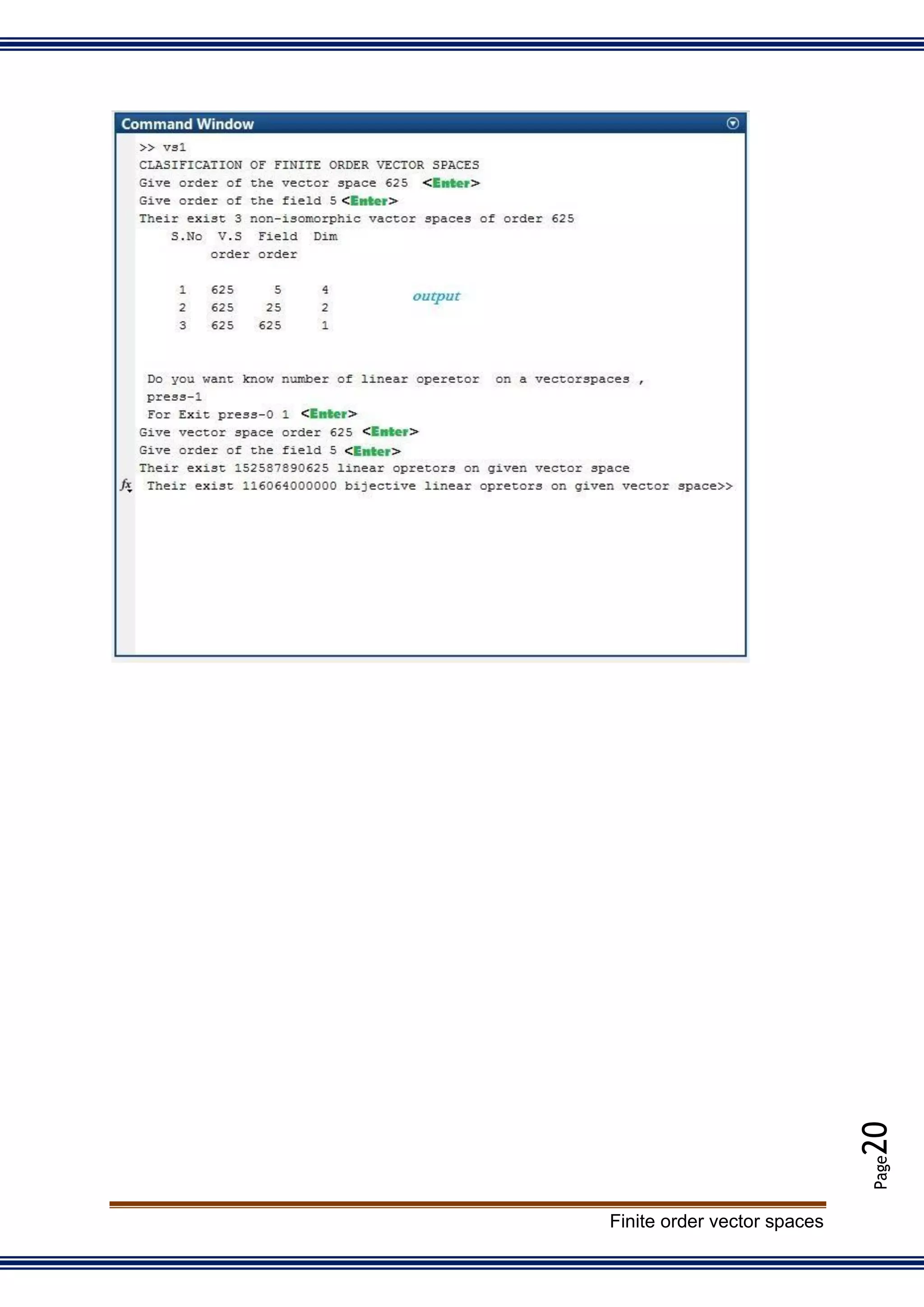Finite Order Vector Spaces Pdf Maps And Navigation 4066