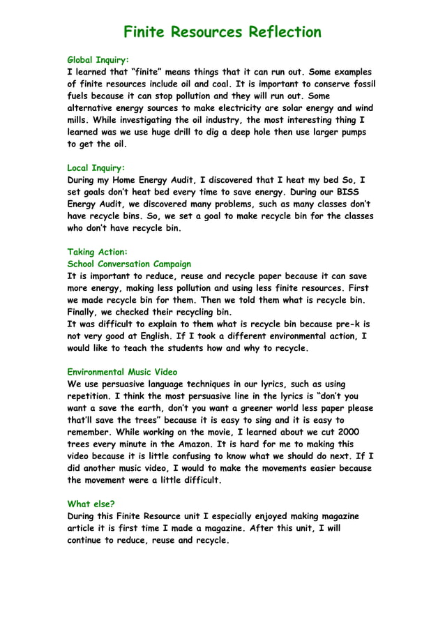 Finite resources reflection | PDF