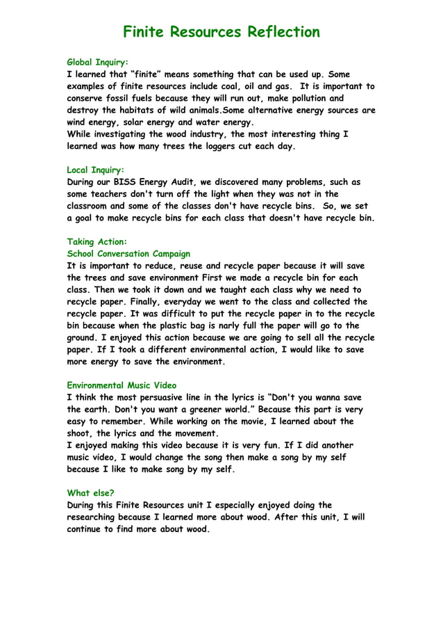 Finite resources reflection | PDF