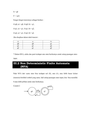 Finite state automata | PDF