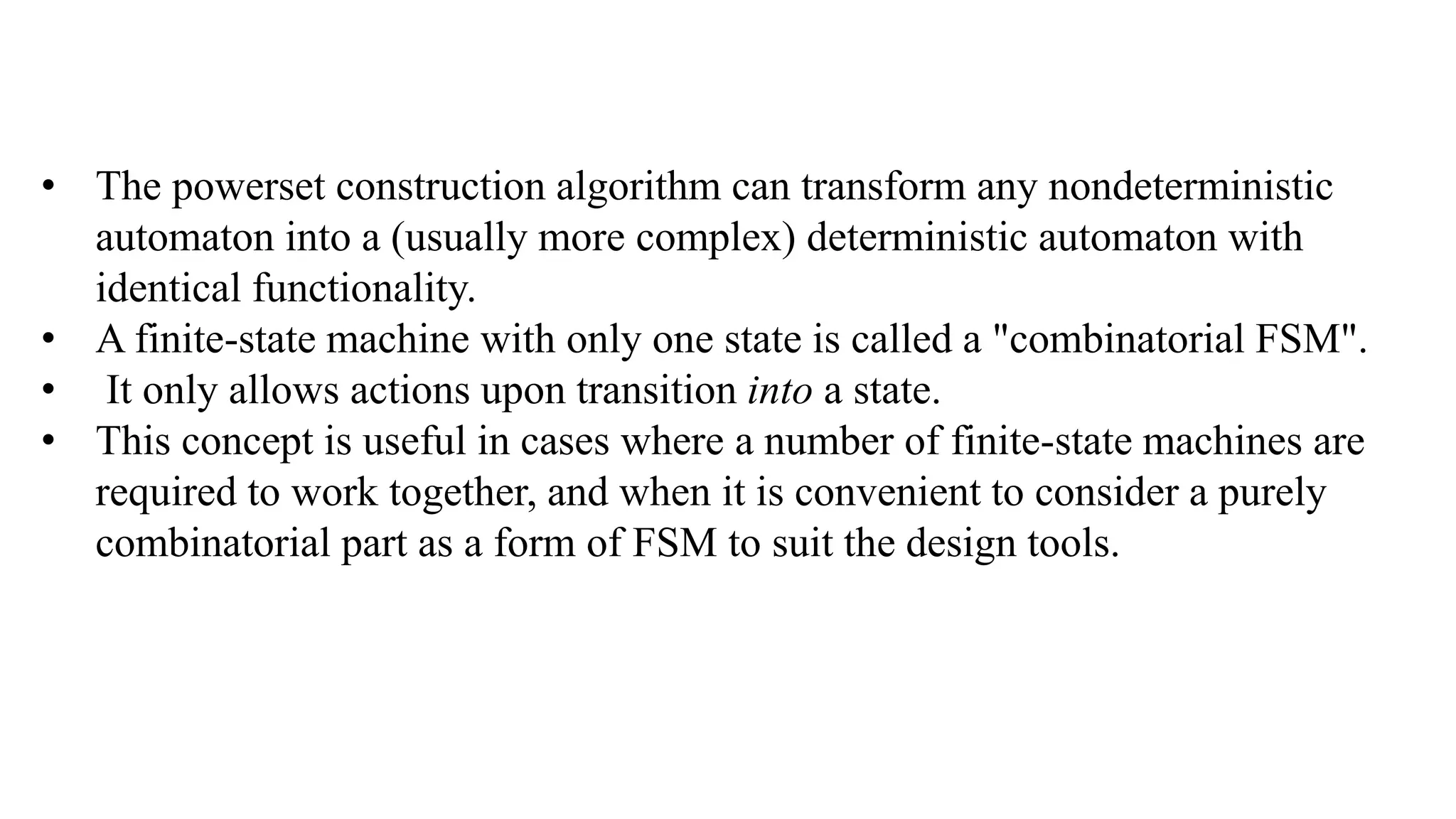 Finite State Machinepptpptx Computing Technology And Computing