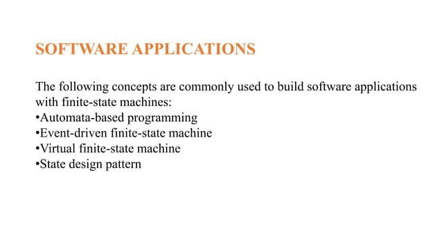 Finite State Machinepptpptx Computing Technology And Computing