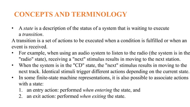 Finite State Machinepptpptx Computing Technology And Computing
