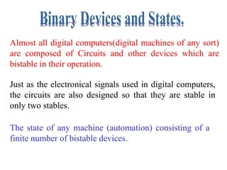 Finite State Machine by M. Arokiasamy | PPT | Physics | Science