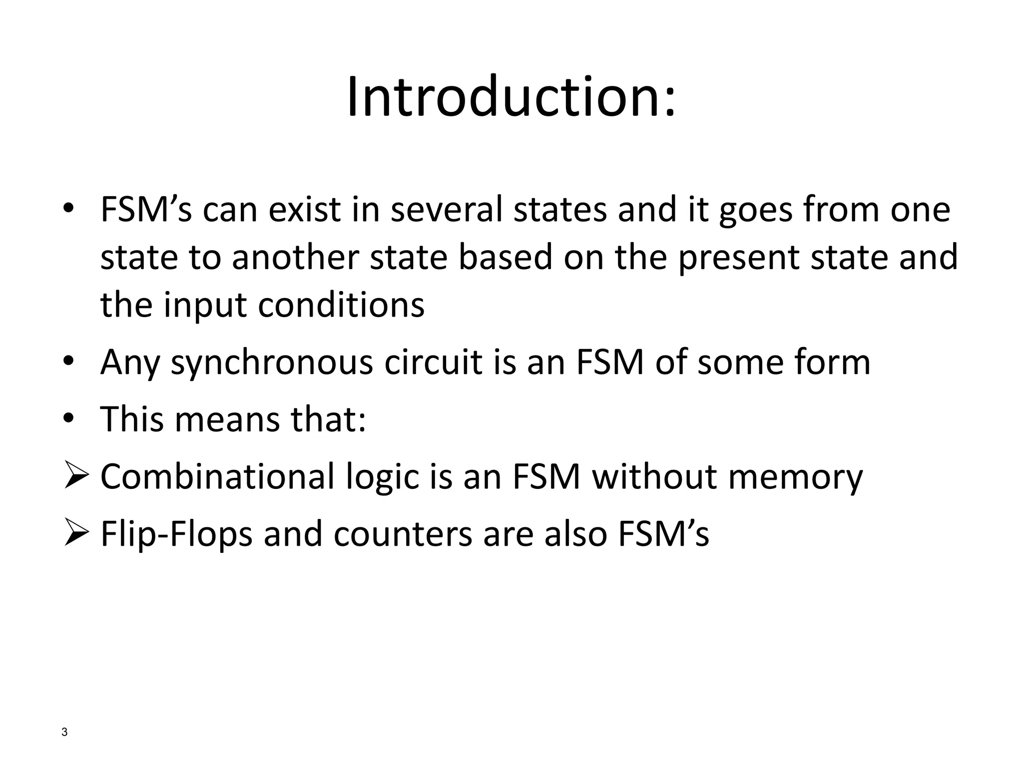 Finite state machines | PPTX