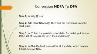 Finite state machine without output | PPTX