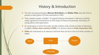 Finite state machine without output | PPTX