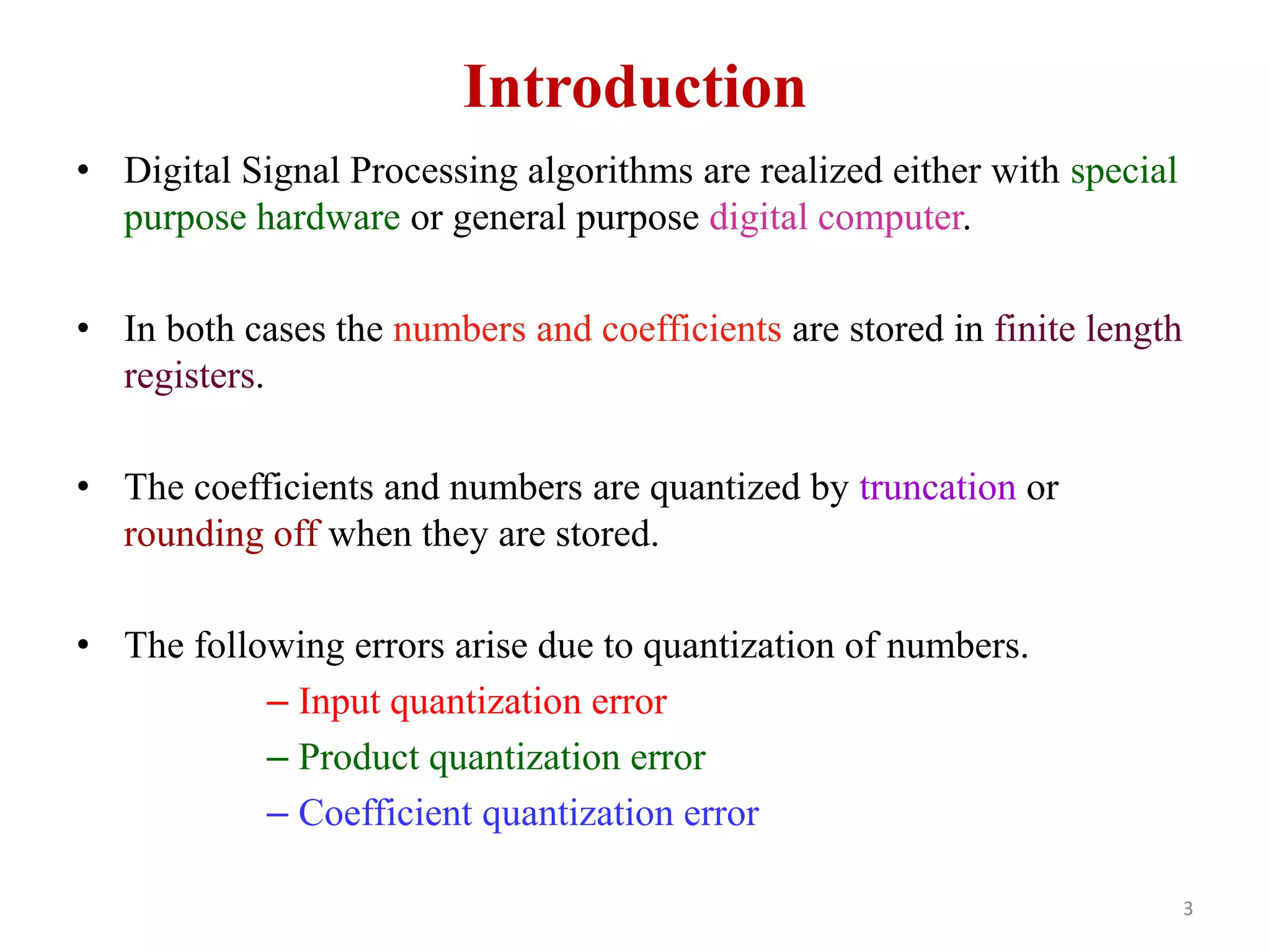 Finite word length effects | PDF
