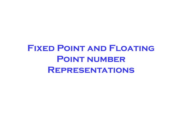 Finite Word Length Effects Ppt