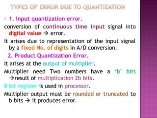 Finite word lenth effects | PPT