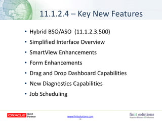 Introduction to Oracle Hyperion Planning - New Features in 11.1.2.4 | PDF