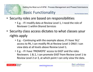 Finit solutions getting the most out of hfm process management and ...