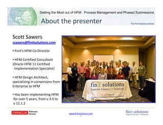 Finit solutions getting the most out of hfm process management and phased submissions | PDF