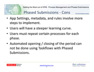 Finit solutions getting the most out of hfm process management and ...