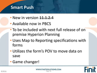Redesigning Hyperion Planning - Is going from Block Storage (BSO) to ...