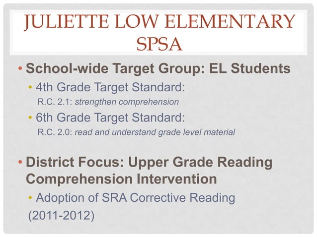 Corrective Reading: Action Research | PPT