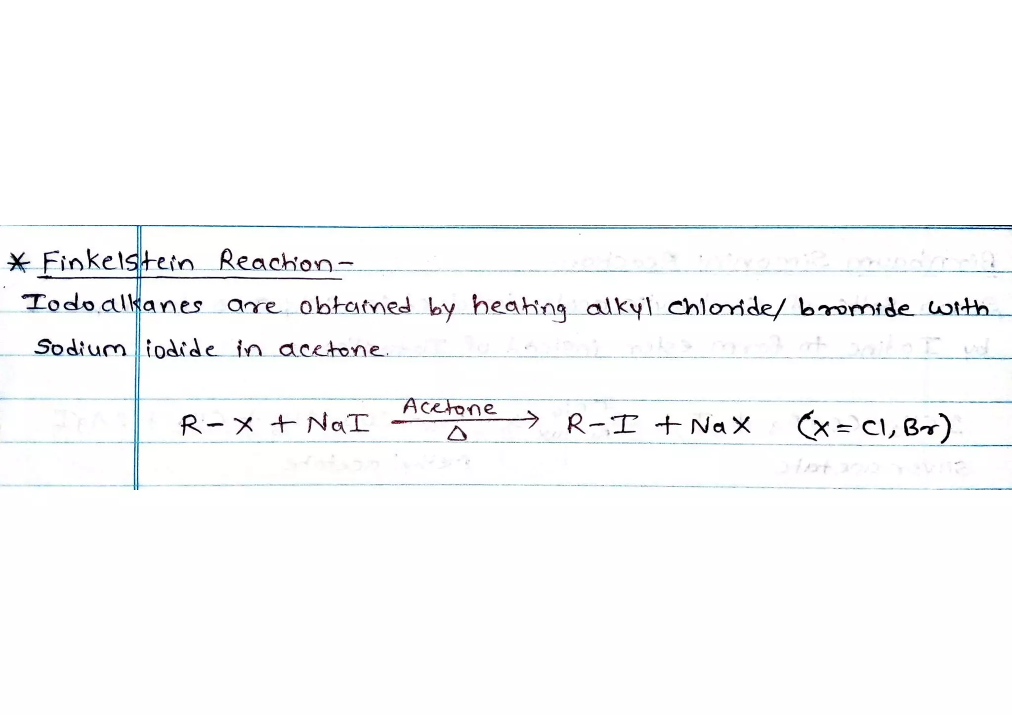Finkelstein Reaction | PDF