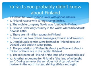 Finland éabha | PPTX