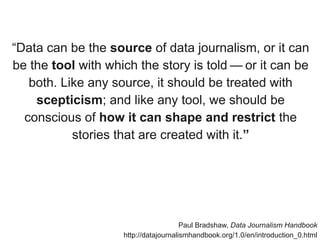 Data journalism: history and roles | PDF