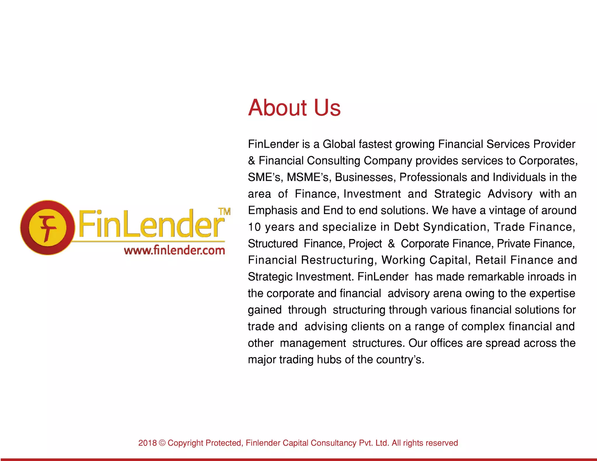 Finlender Corporate Deck | PPT