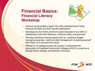 Financial Literacy in Canadian schools | PDF