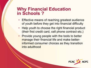 Financial Literacy in Canadian schools | PDF | Financial Industry ...
