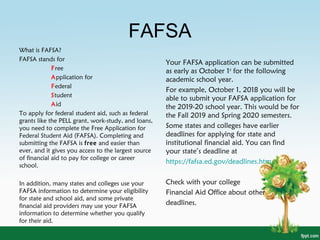 Financial Literacy Fall 2018 | PPT