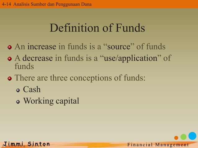 Fin man 4 analisis sumber dan penggunaan dana | PPTX | Mutual Funds ...
