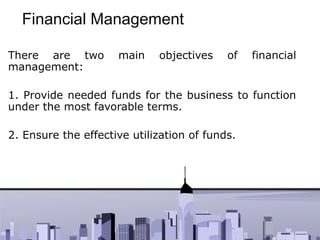 Financial Management | PPT | Stocks and Bonds | Personal Investing