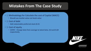 Financial Management Nike and Teletech Case | PPTX