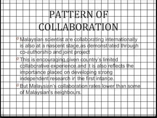 collaboration malaysia-world | PPT