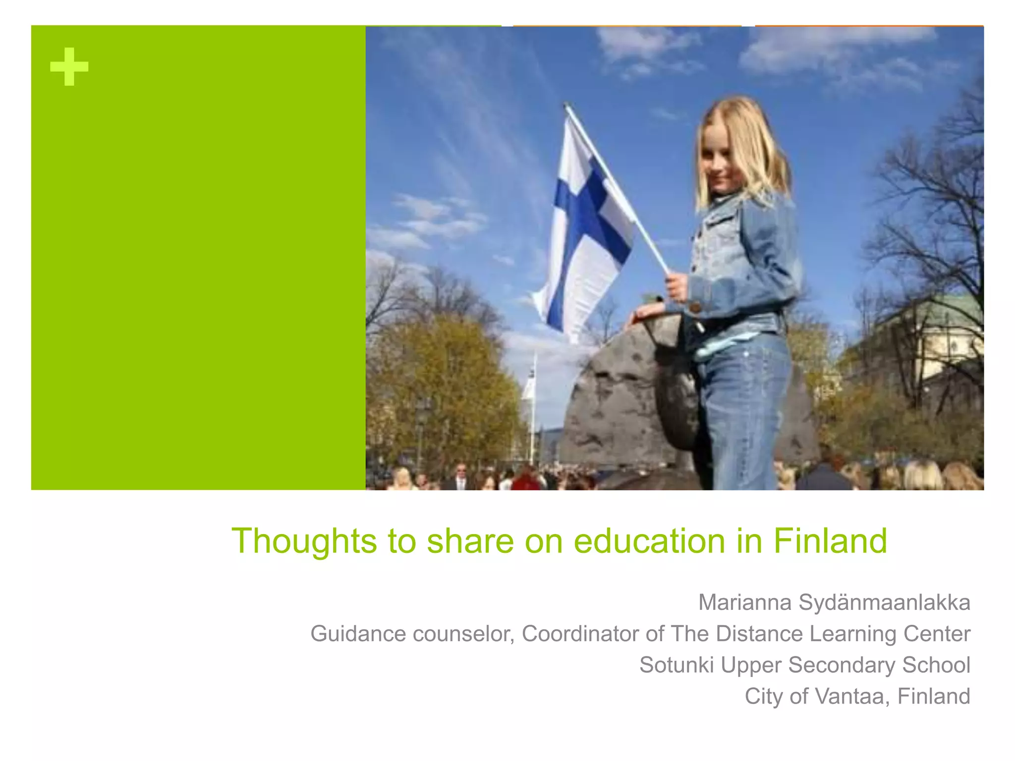 Some facts on Finland's education | PPTX