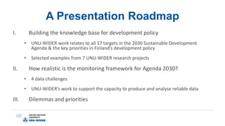 WIDER knowledge and Agenda 2030 challenges | PDF